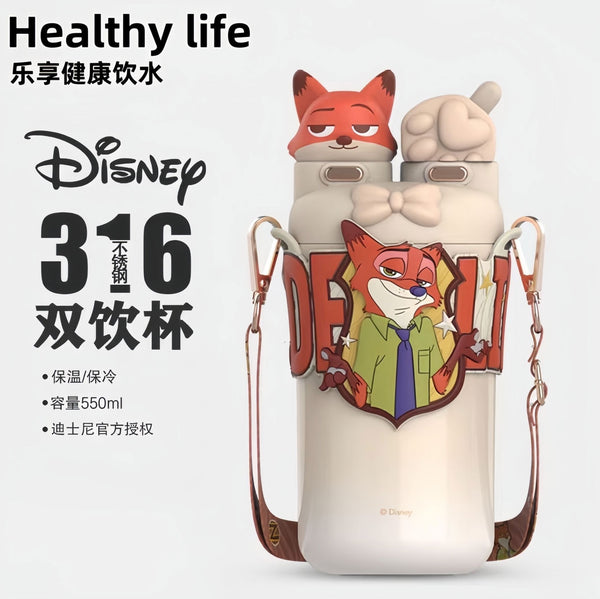 disney-zootopia-judy-nick-themed-double-walled-insulated-water-bottle ...