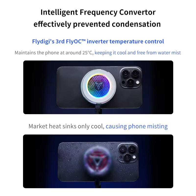 Flydigi B7X Radiator Mobile Phone Magnetic RGB Cooling Fan Overclocking ...