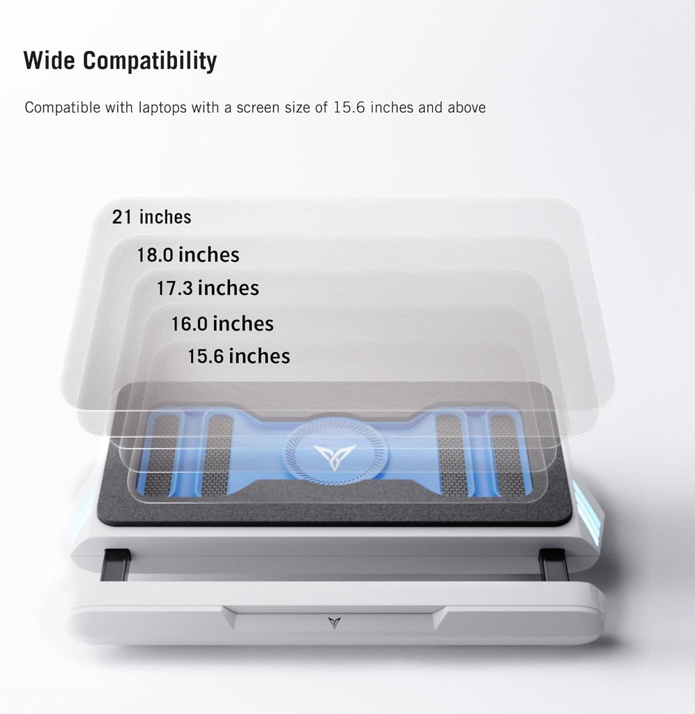 Flydigi BS1 Laptop Cooling Pad Wind-Pressure Closed-Loop Turbo-Fan (MAX ...