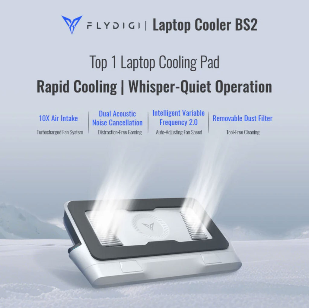 Flydigi BS2 / BS2 Pro | For high-end laptop cooling without noise ...