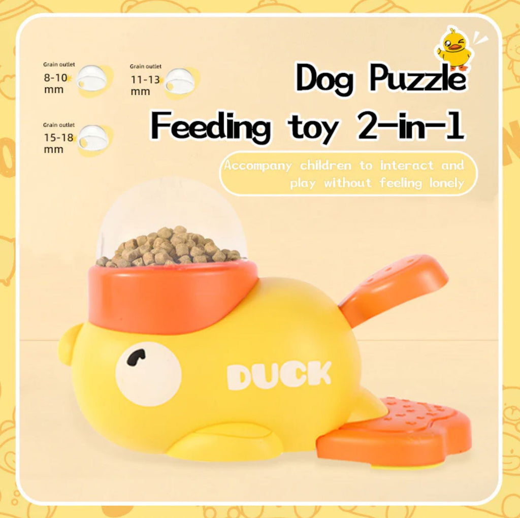 Furper Duck Pet Toys Feeder Cats and dogs Interactive Toys Trainer ...