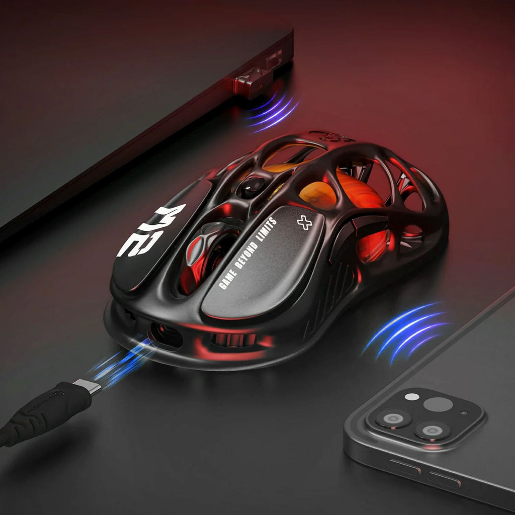 GravaStar Mercury M2 Stealth Black Wireless Gaming Mouse MICE 5 Light ...