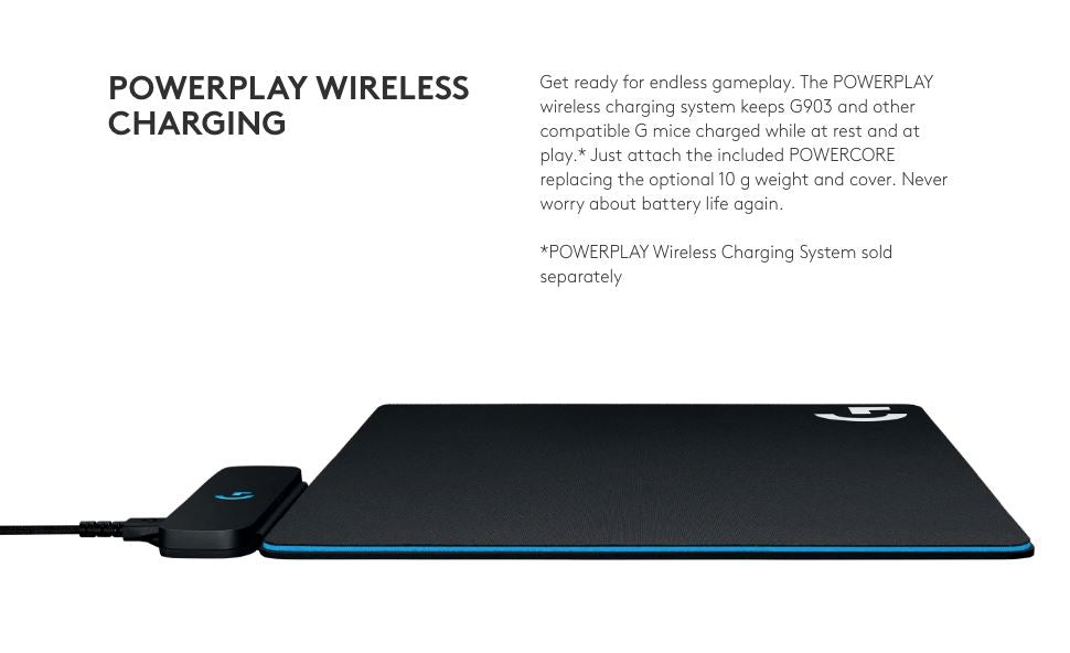 Logitech G903 LIGHTSPEED Wireless Gaming Mouse with POWERPLAY ...