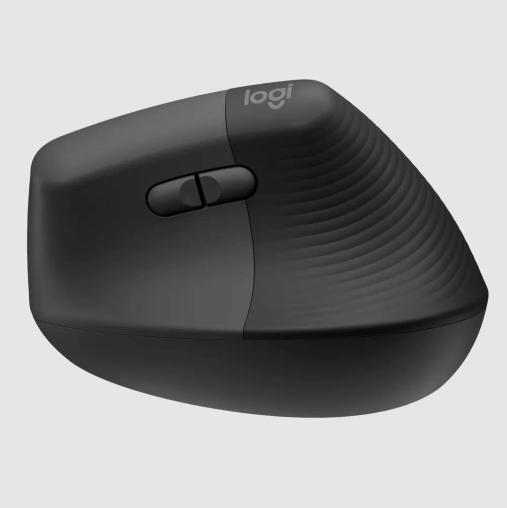 Logitech Lift Vertical Ergonomic Mouse Right-Handed Wireless Mouse ...