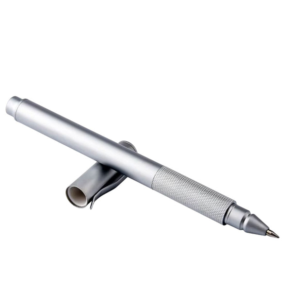 mg-luxury-metallic-silver-neutral-gel-pen-black-05mm-bullet-tip-gel-pen ...