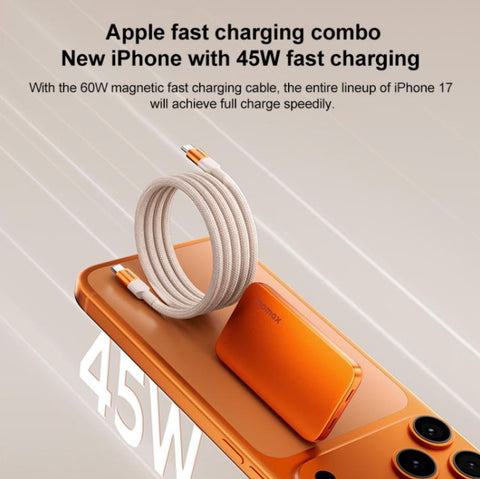 MOMAX UM79 1-Charge Ultra 45W 2-Port GaN Silm Fast Charger Kit Power ...