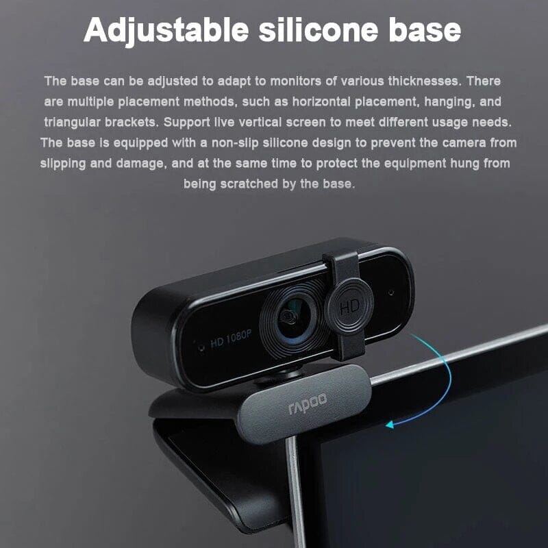 RAPOO C230 USB HD Webcam Autofocus Built-in Microphone 1920*1080P 30FPS ...