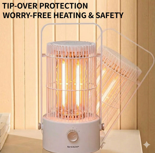 sharp-birdcage-mini-electric-heater-carbon-crystal-heating-element ...