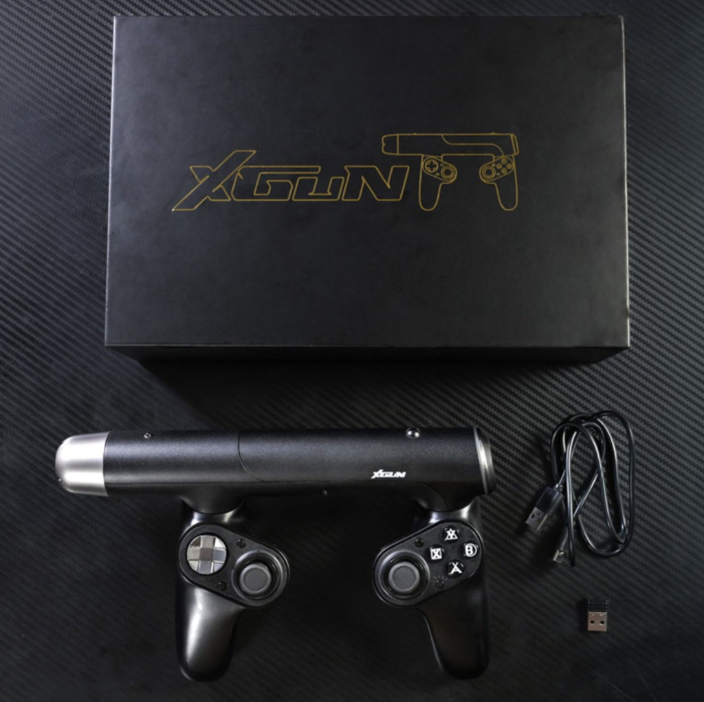 XGUN USB Light Gun / Gyro Gun Hybrid in a SMG Form Gun Controller For ...