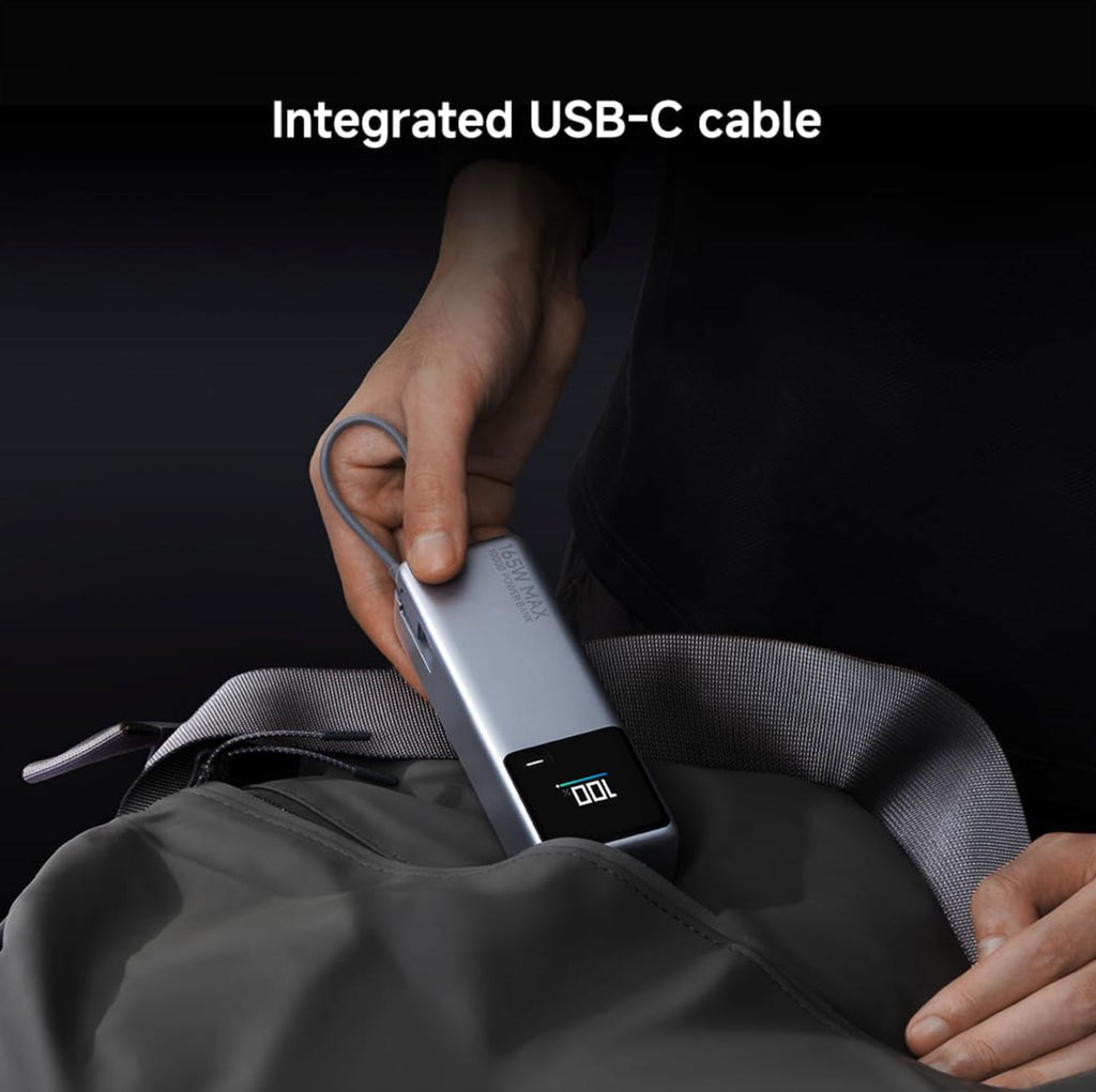 Xiaomi 165W Power Bank 10000mAh - Built-in USB-C Cable, 165W Dual Port ...
