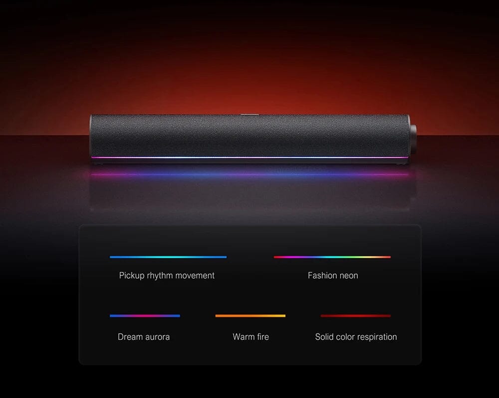 Xiaomi Redmi Computer Speaker AUX Input Bluetooth Speaker RGB Light ...