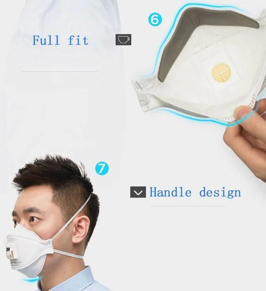 3M Aura 9334CV+ Particulate Respirator KN95 Face Mask (3psc Pack) face mask 3M