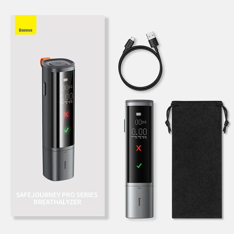 Baseus Alcohol Tester Professional Breathalyzer Alcotest With LED ...