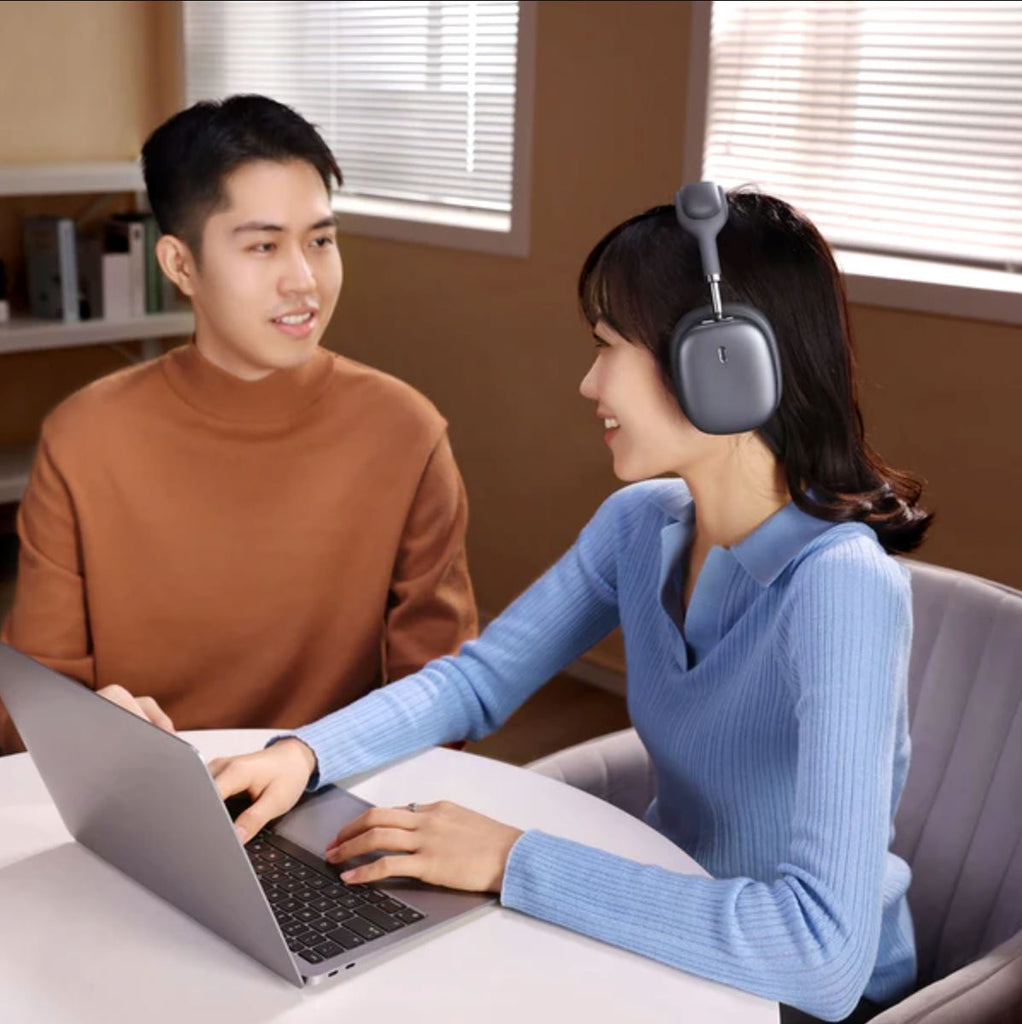 Baseus Bowei H2 Headworn Noise Reduction Bluetooth Wireless Headphone ...