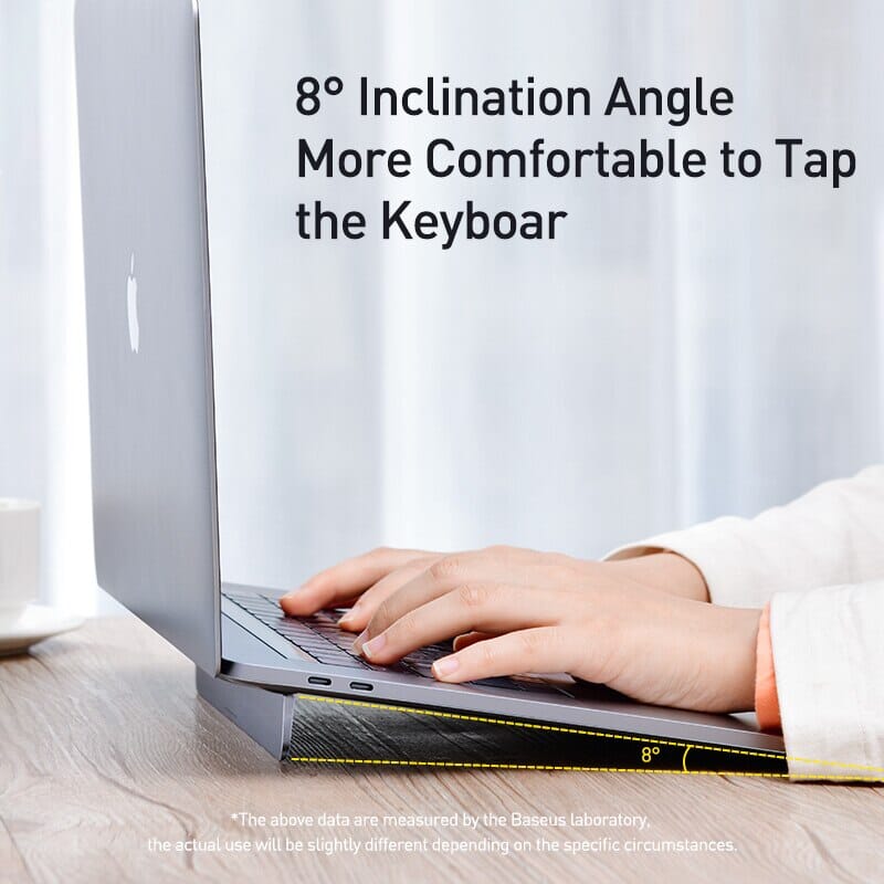 Baseus Portable Laptop Stand Foldable Aluminum Desk Table Notebook Base ...
