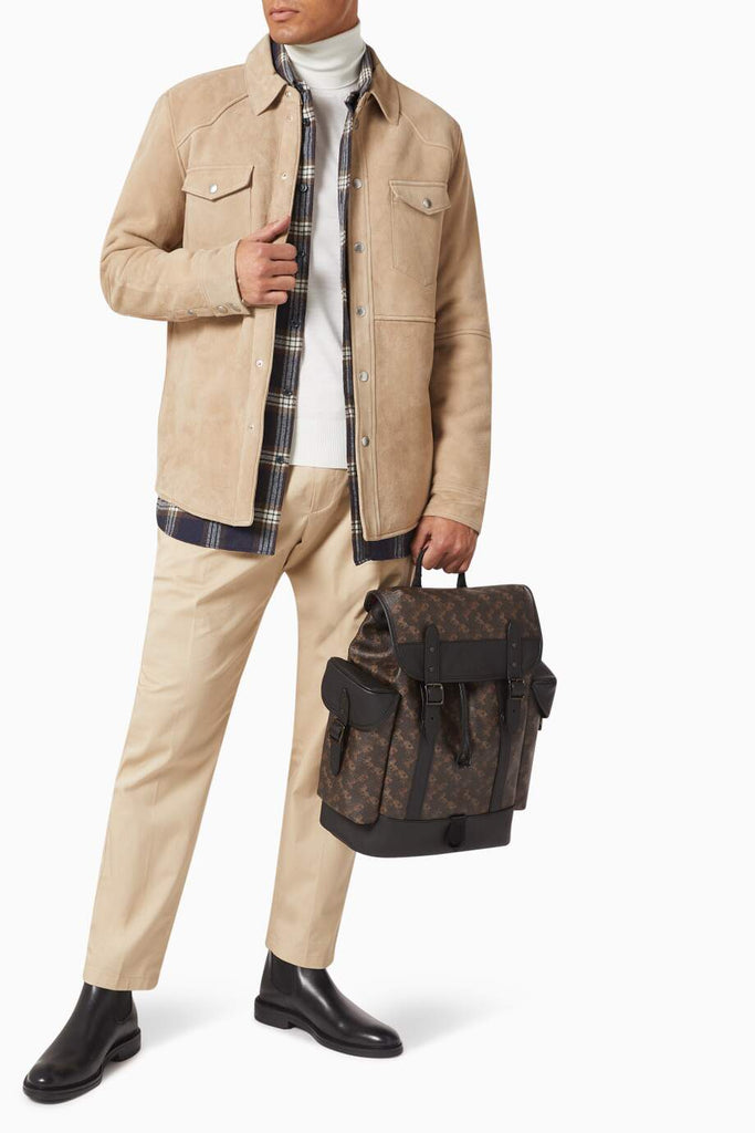 Coach Hitch Backpack in Signature Canvas with Horse & Carriage Print ...