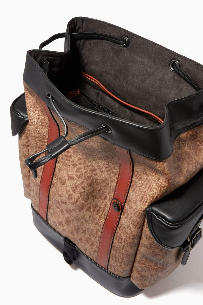 Coach Hitch Backpack in Signature Canvas with Horse & Carriage Print ...
