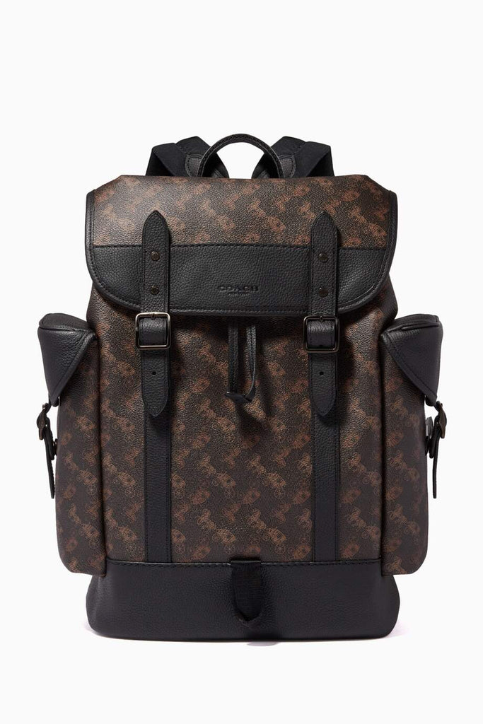 Coach Hitch Backpack in Signature Canvas with Horse & Carriage Print ...