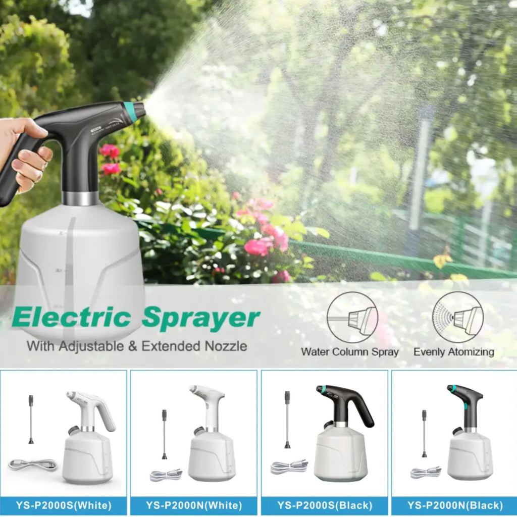 Electric Water Sprayer Automatic Plant Mist Spray Bottle 2L Watering ...
