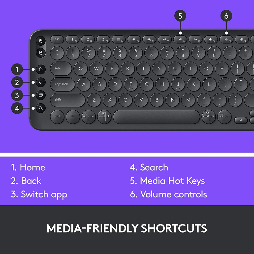 K600 TV KEYBOARD SMART TV TYPING AND NAVIGATION Smart TV Logitech