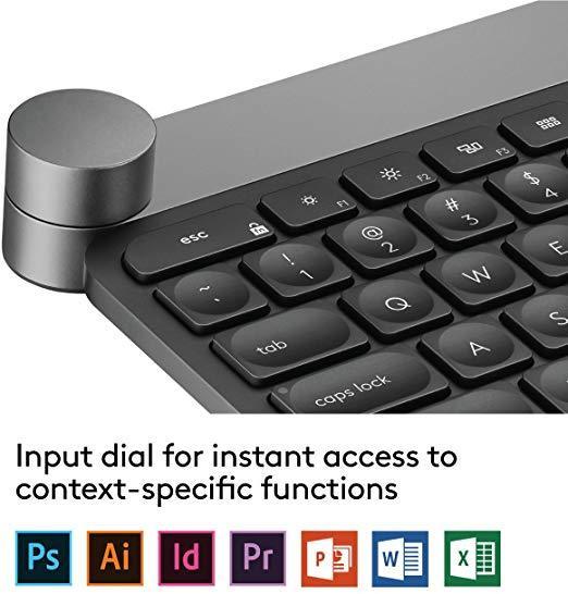Logitech Craft Wireless Advanced Keyboard with Creative Input Dial - Furper