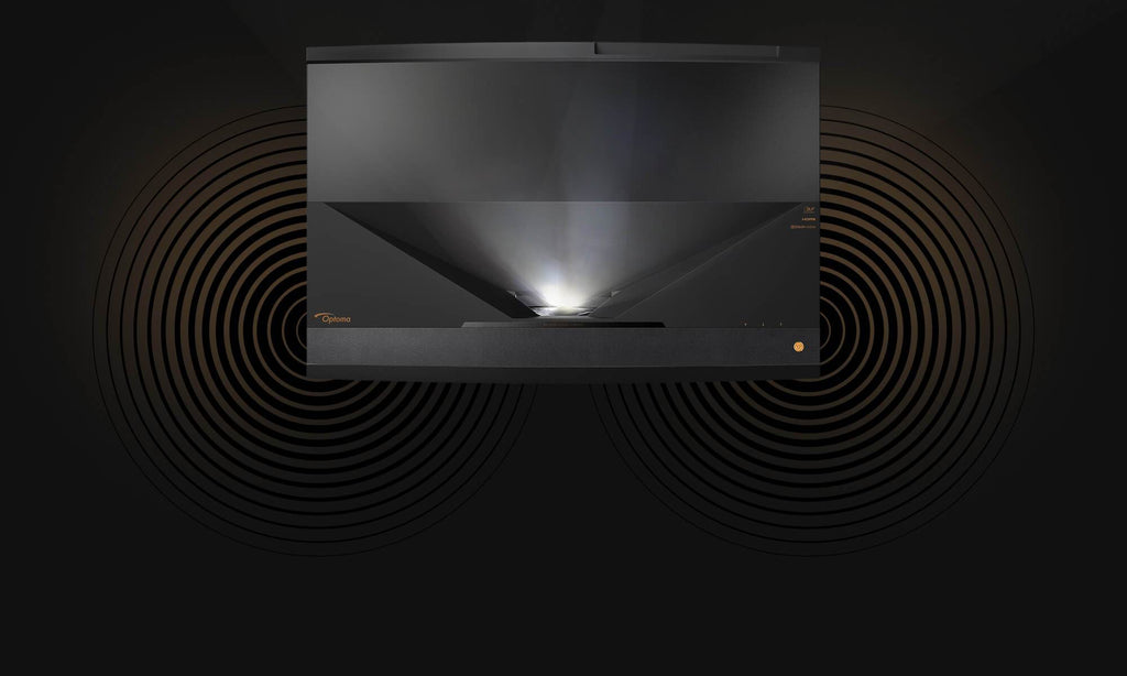 Optoma CinemaX P1 Pro Ultra Short Throw 4K UHD Laser Smart Projector ...