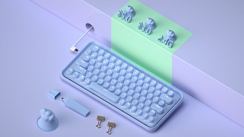 Rapoo ralemo Pre 5 wireless bluetooth mechanical keyboard Furper.com