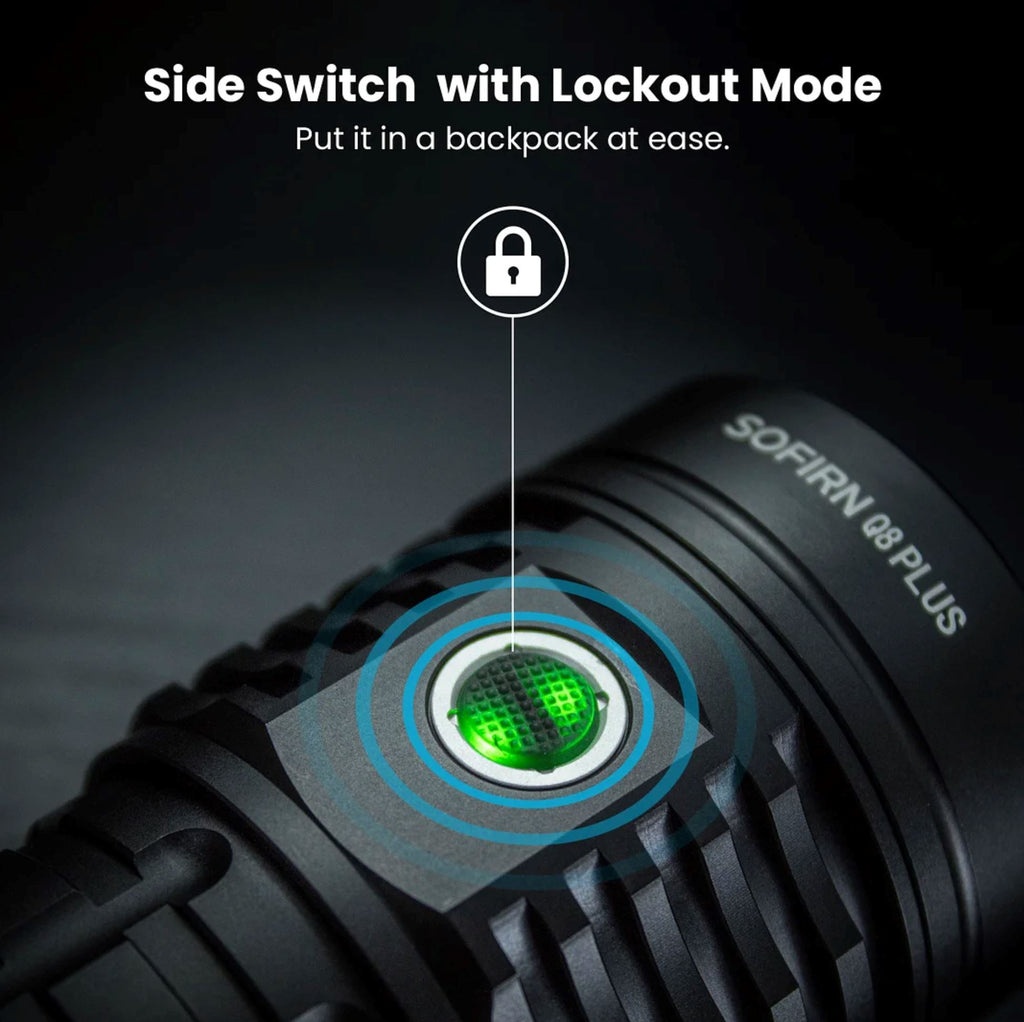 Sofirn Q8Plus 16000lm Powerful Flashlight, Rechargeable Anduril 2.0 6 ...