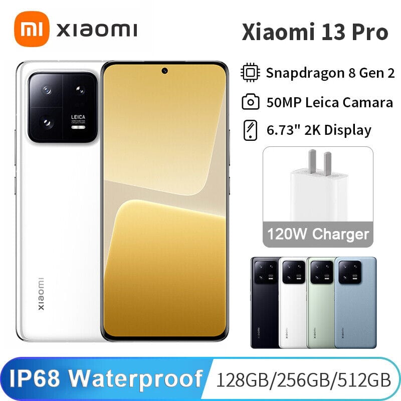 Xiaomi 13 Pro 5G Smartphone 6.73″ 2K OLED 120Hz Screen 50MP Leica ...