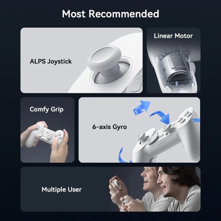Xiaomi Gamepad Elite Edition With 6-Axis InvenSense GyroScope Wireless ...