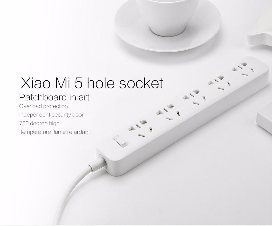 Xiaomi Mi 5-Outlet Power Port Strip Socket Power Port Strip Socket Xiaomi