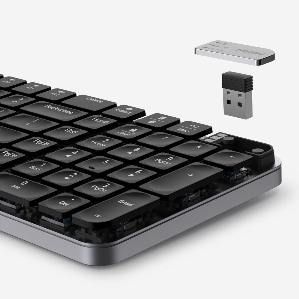Xiaomi Miiiw Dual Mode Wireless Mechanical Keyboard Pro 102 Keys With ...