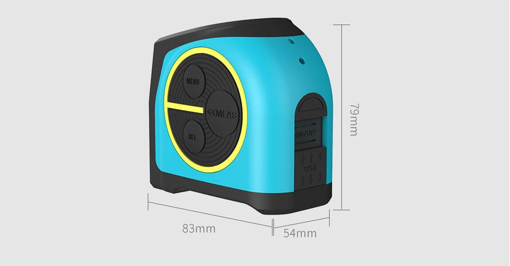 Xiaomi Mileseey DT10 Laser Rangefinder Tape Measure 2-in-1 Digital Laser Measure with LCD ...