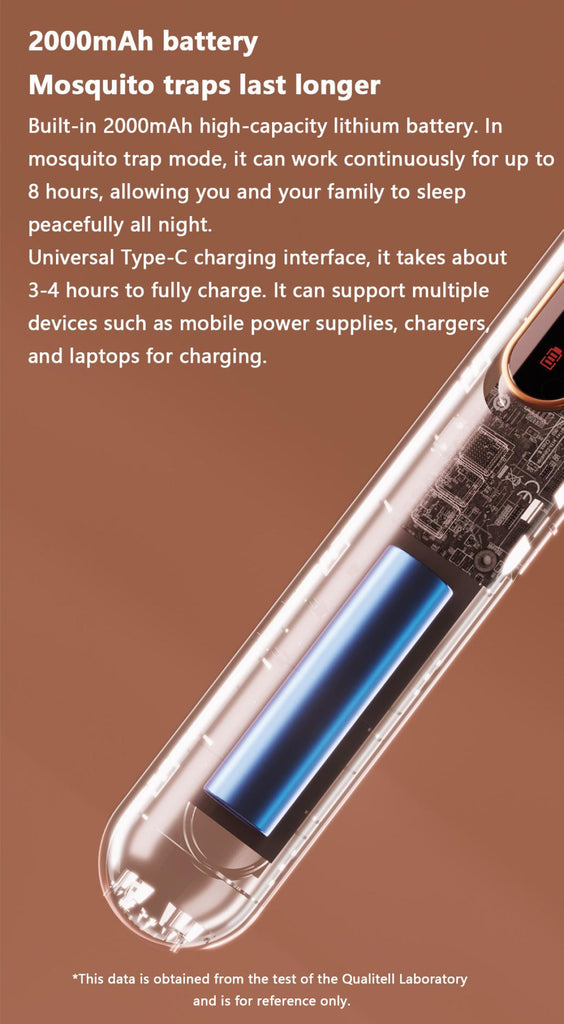 Xiaomi Qualitell Digital Display Electric Mosquito Swatter Racket Mosquito Swatter Racket Xiaomi