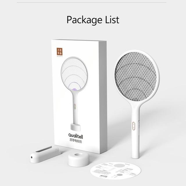 Xiaomi Qualitell UV Light Electric Mosquito Swatter Racket Mosquito Swatter Racket Xiaomi