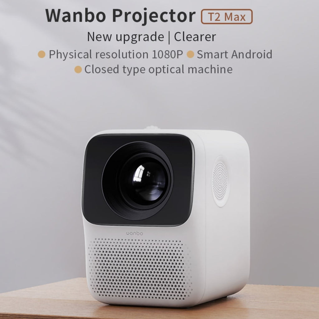 Xiaomi Wanbo T2 MAX Mini Portable Projector 1080P Projectors Xiaomi