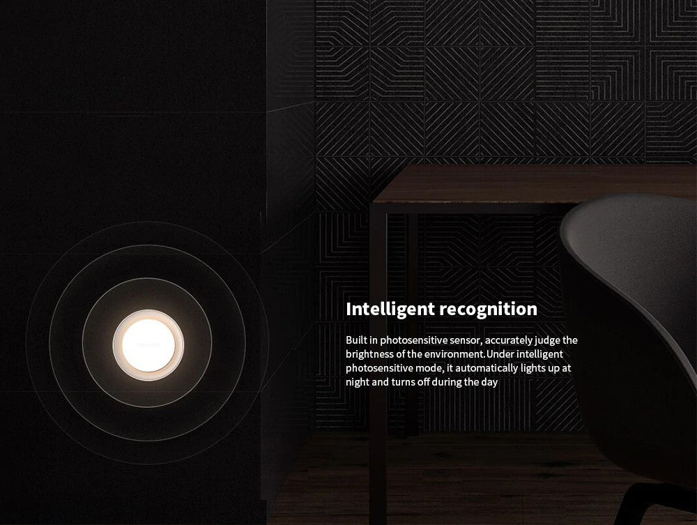XIAOMI Yeelight YLYD10YL Light Sensitive Round Plug Night Light Night ...